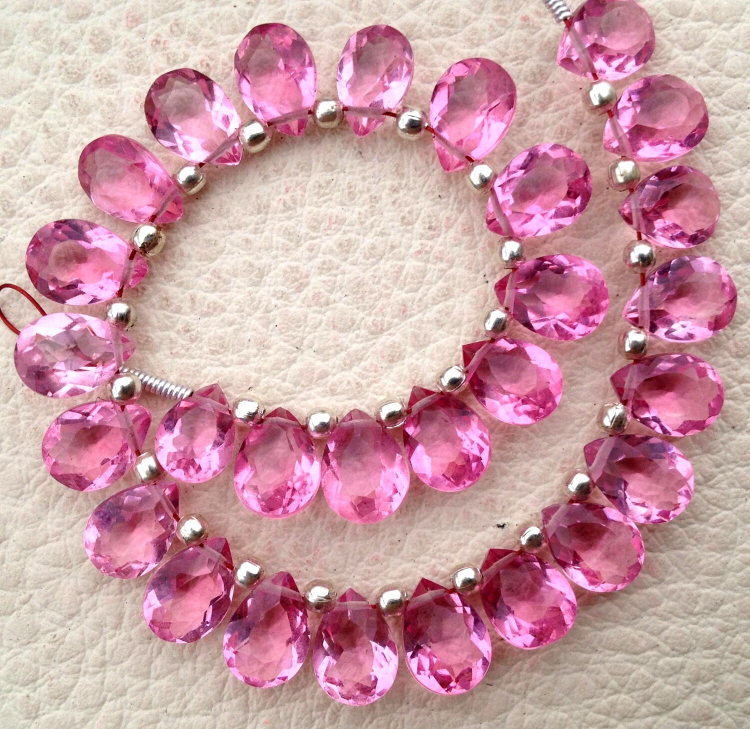 Brand New Full 6 Inch Strand NEW PINK QUARTZ Faceted Cut - Etsy