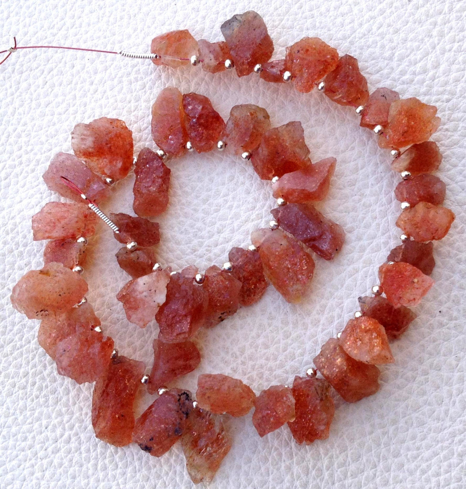 Brand New, Amazing SUNSTONE Hammered Rock Nuggets Tip Drilled ,12-14mm ...