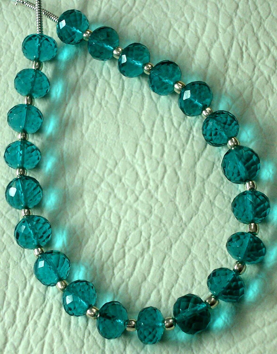 8 Inch Long Strand PARAIBA BLUE QUARTZ Micro Faceted - Etsy
