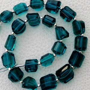 New Arrival, FULL Strand, PARAIBA BLUE Quartz Quartz Faceted Nuggets ...