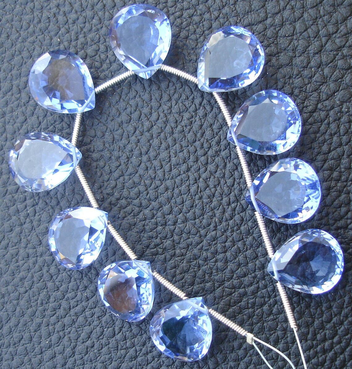 5 Matched Pairs CEYLON BLUE SAPPHIRE Quartz Cut Heart Shape - Etsy