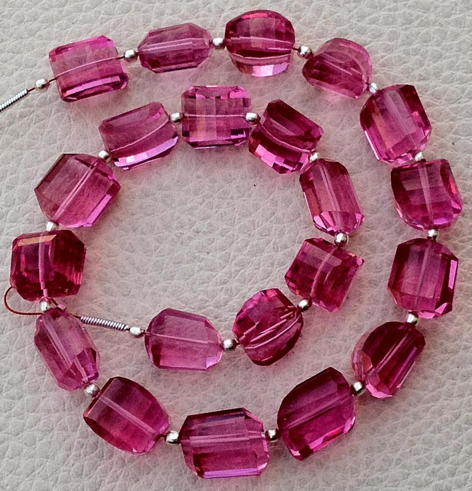 New Arrival FULL Strand NEW PINK Quartz Quartz Faceted - Etsy