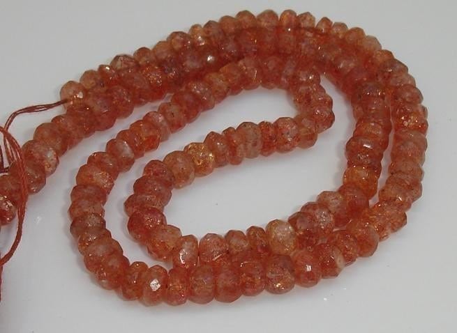 8 Inch Full Strandsuperb-finest Quality SUNSTONE Faceted - Etsy