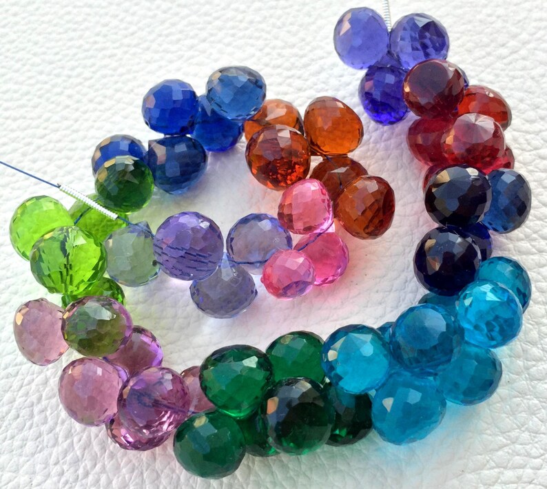 New Arrival 1/2 Strand MULTI COLORS Quartz Micro Faceted - Etsy
