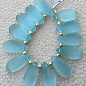 5 Matched Pairsaquamarine Blue Cat's Eye Quartz Smooth - Etsy