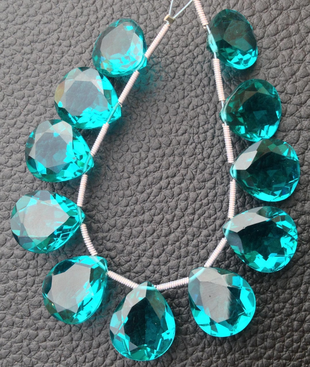 4 Matched Pairs Superb PARAIBA BLUE Quartz New Cut Faceted - Etsy