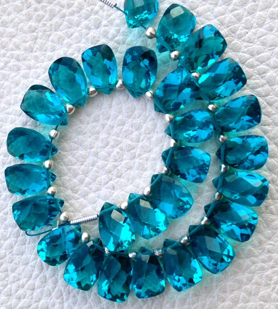 Brand New Full 6 Inch Strand PARAIBA BLUE QUARTZ Faceted - Etsy