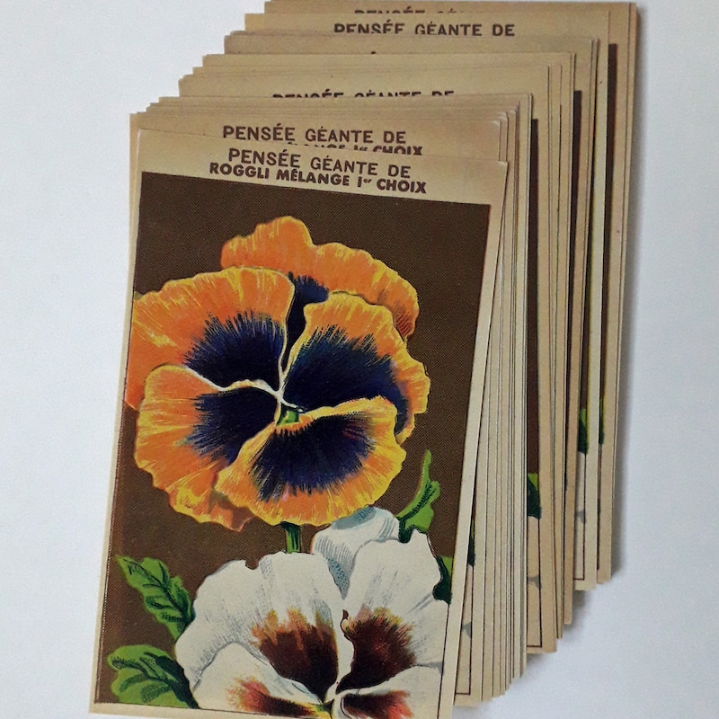 Flower Seed Packets - Etsy