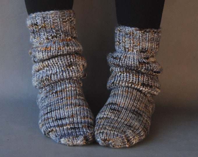 SLOUCHY Socks Knitting Pattern - Etsy