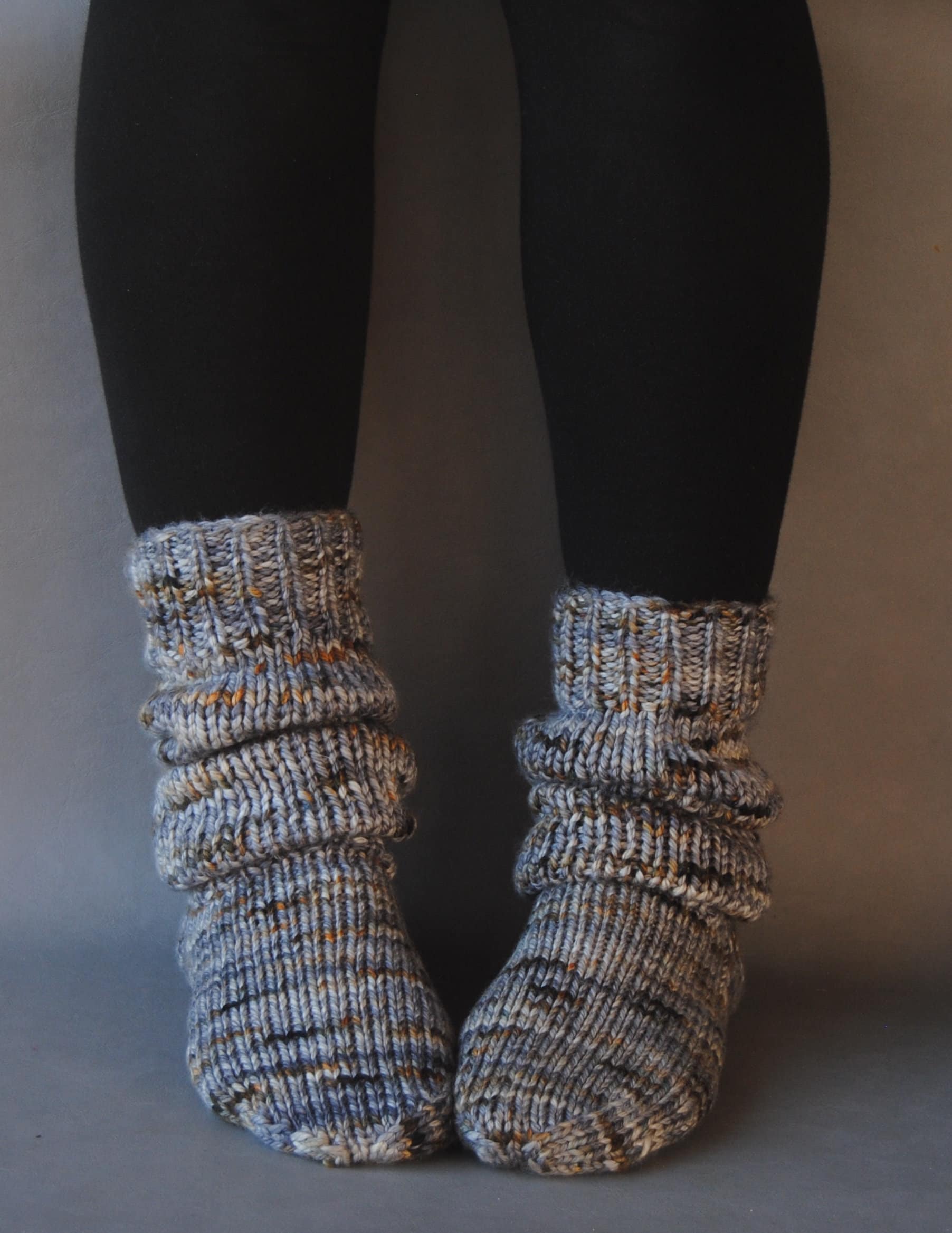 SLOUCHY Socks Knitting Pattern - Etsy