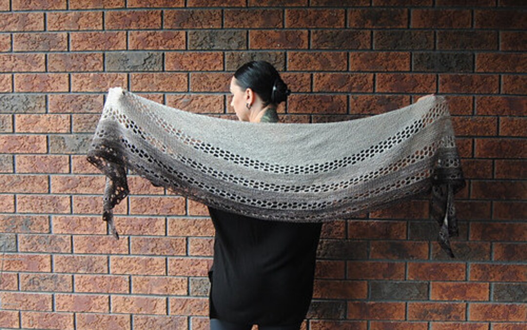 VEILED Shawl Knitting Pattern PDF - Etsy