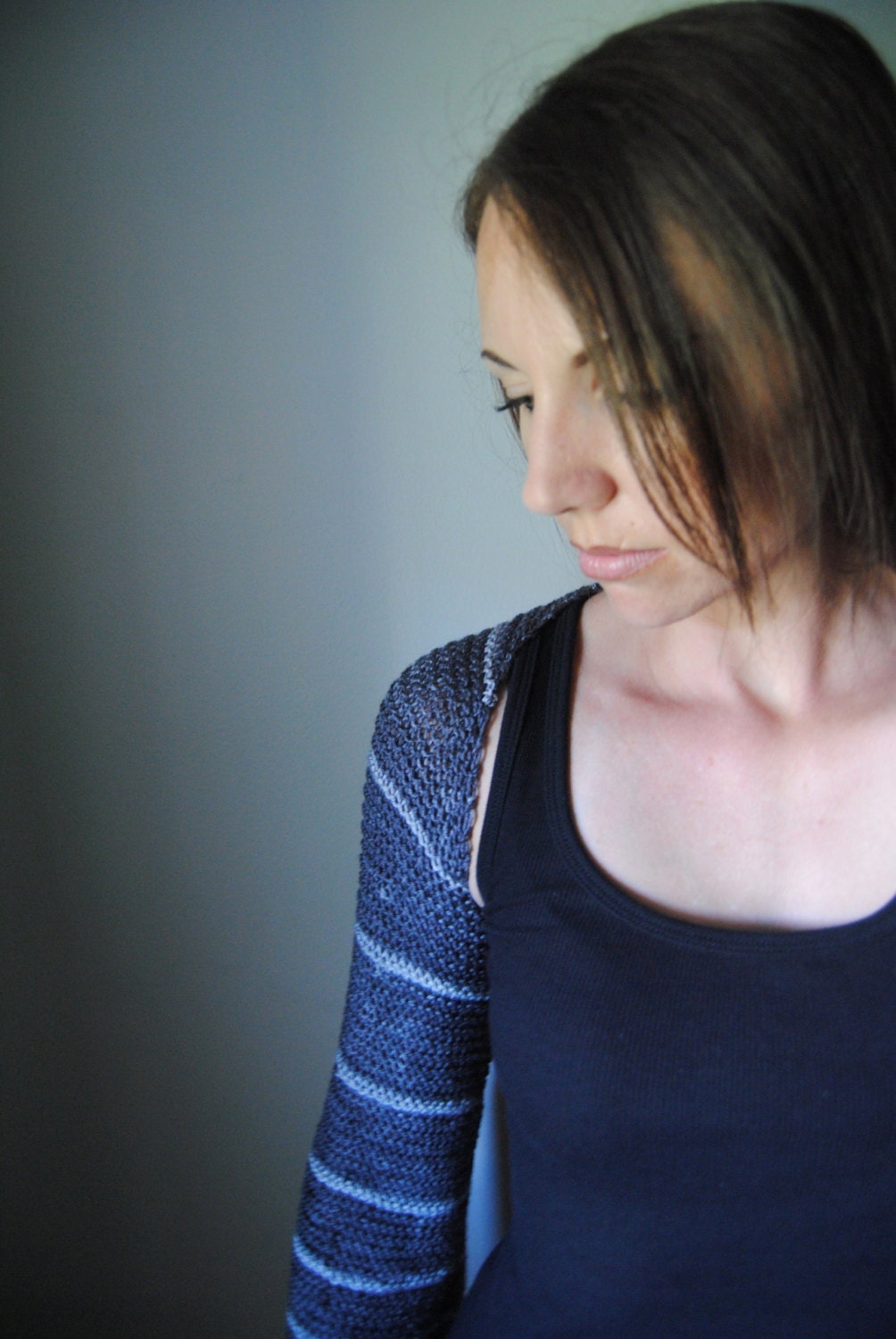 FLATLINE Knitting Pattern Shrug PDF - Etsy