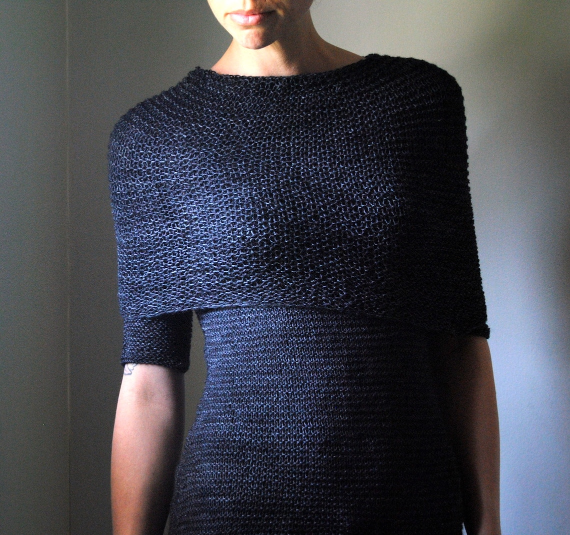 OBSIDIAN Sweater Knitting Pattern PDF - Etsy