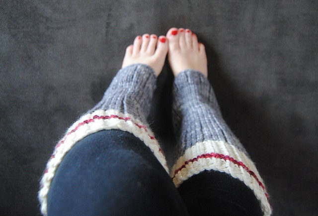 RUGGED Leg Warmer Knitting Pattern - Etsy