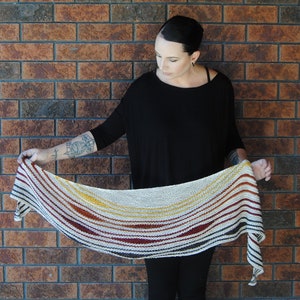 EMBERS Shawl Knitting Pattern PDF - Etsy
