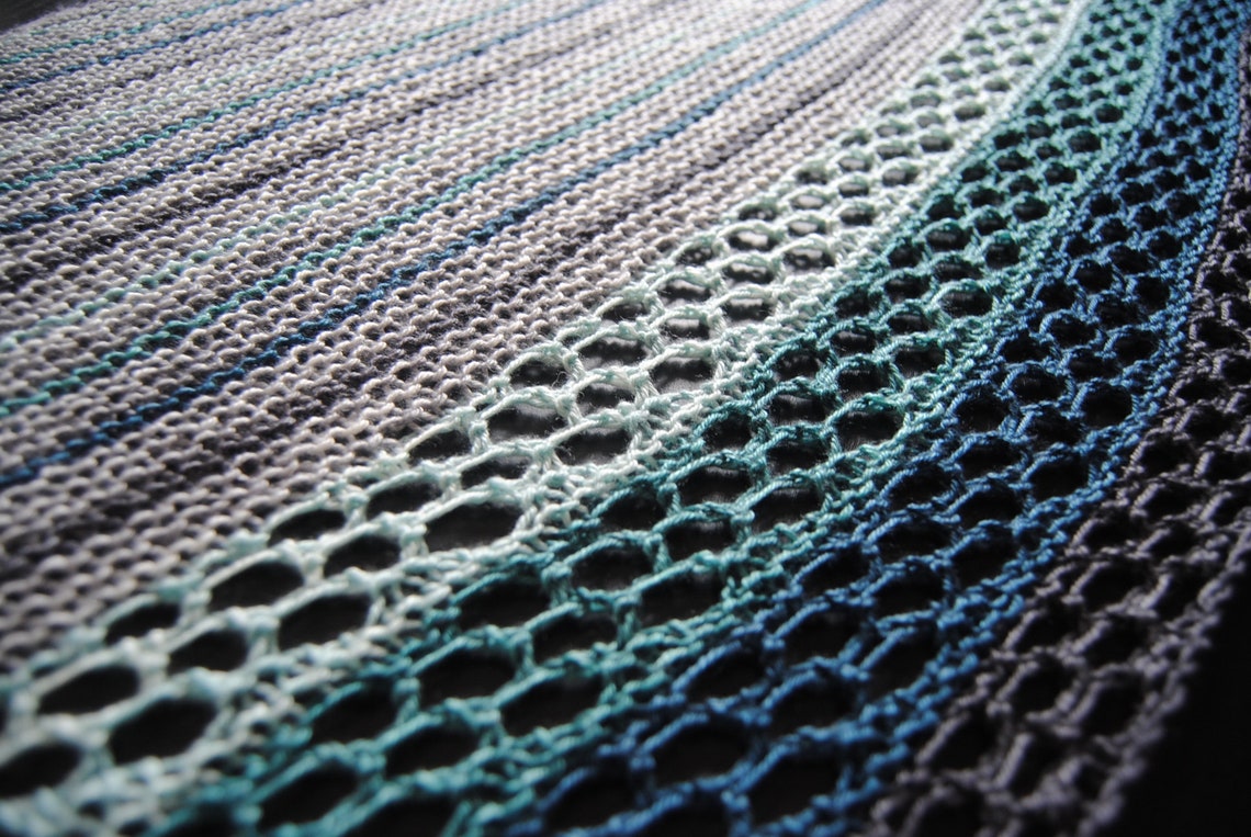 MOONTIDE Shawl Knitting Pattern PDF - Etsy