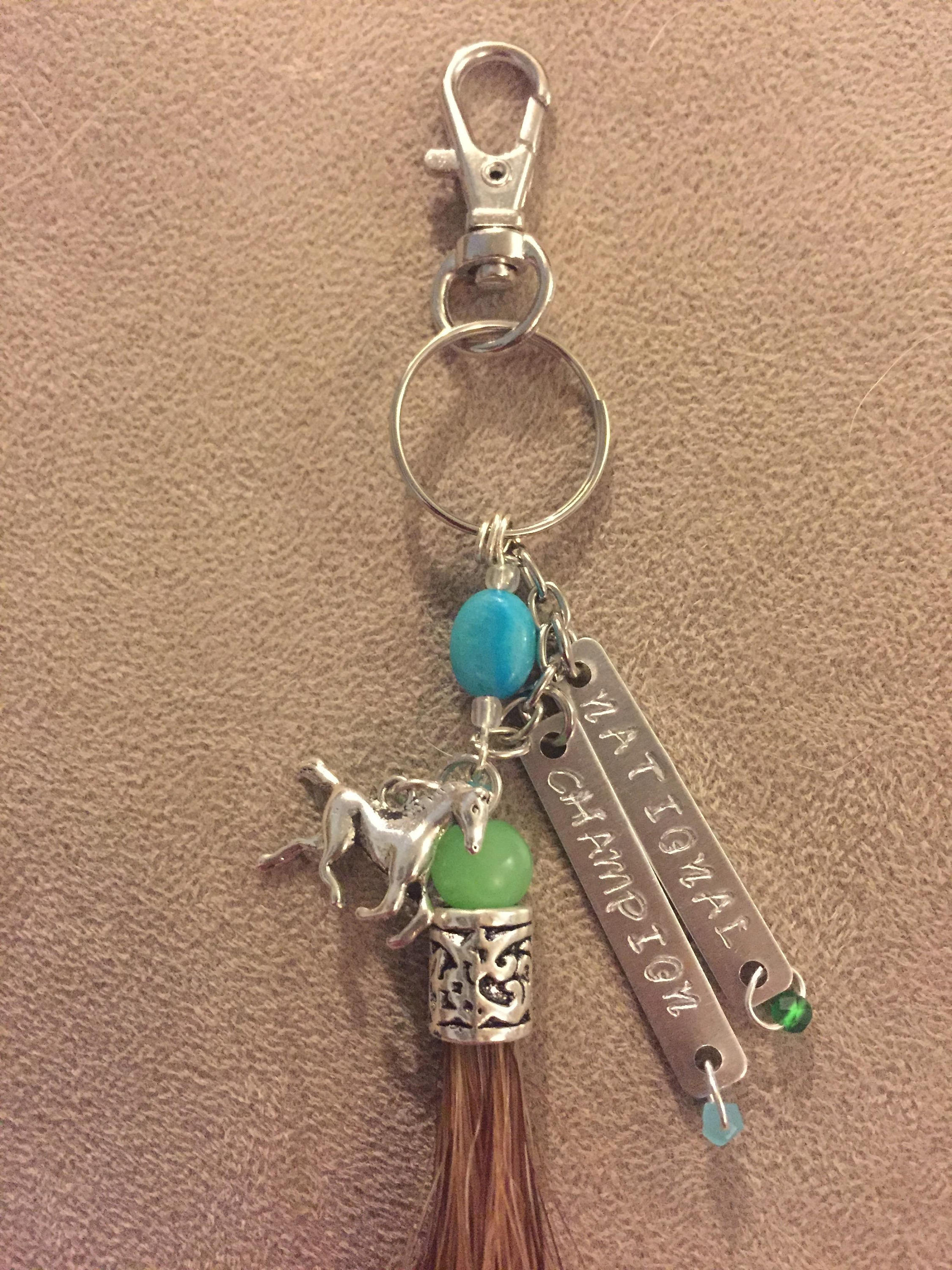 Horse Hair Key Chains Made From Your Horse's Hair - Etsy