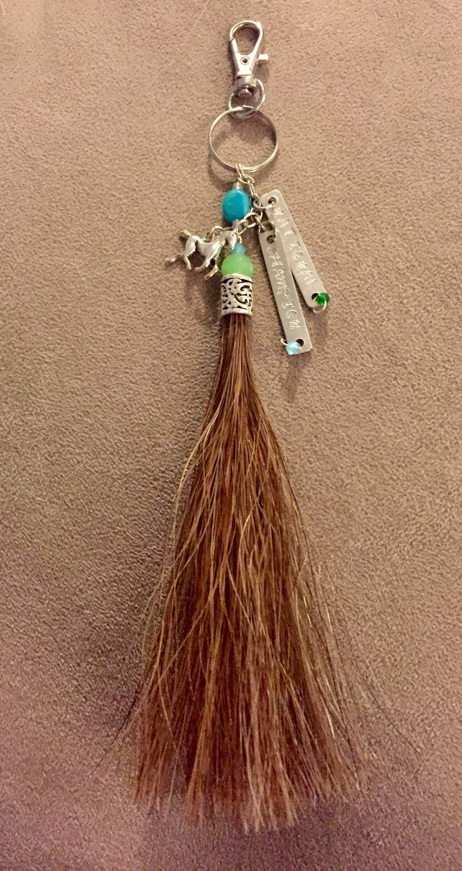 Horse Hair Key Chains Made From Your Horse's Hair - Etsy