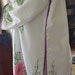 Vintage 70s 1970s Chuchi White Embroidered Top Purple Pink - Etsy