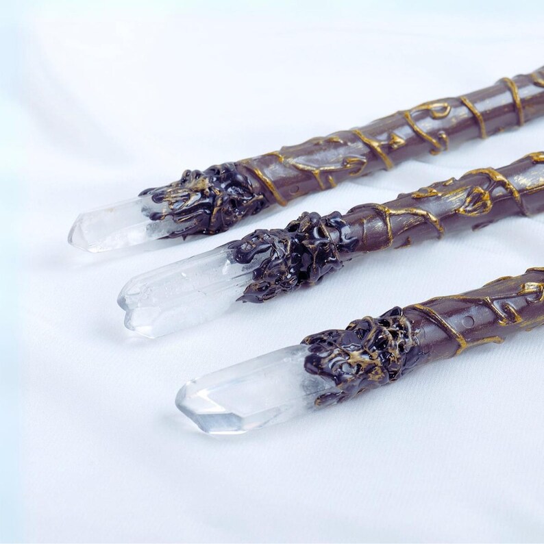 Mystic Crystal Wand – Magic Wand, Natural Crystal, Witchcraft Rituals ...