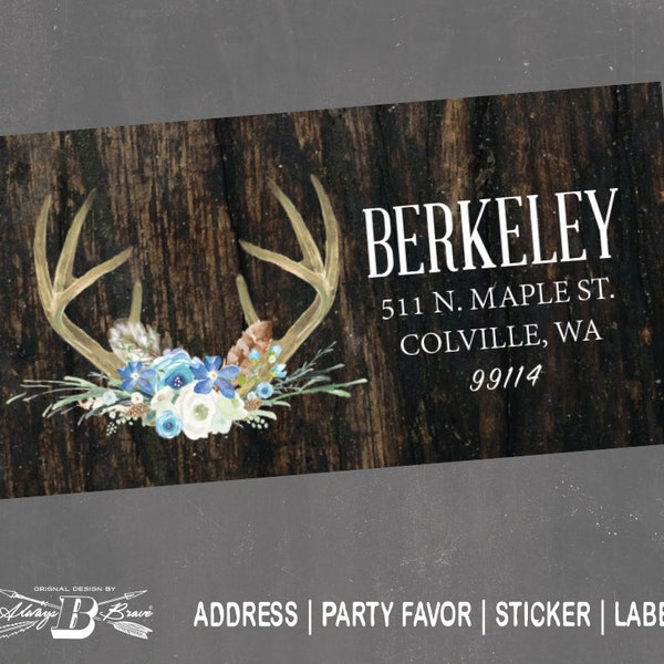 Antler Labels - Etsy