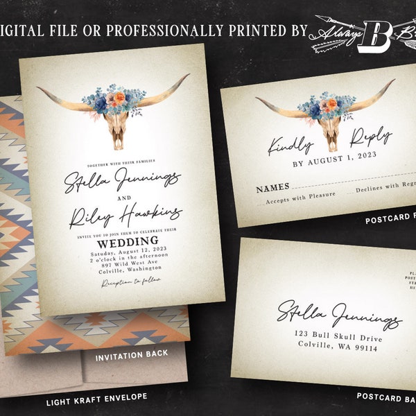 Cow Wedding Invitations - Etsy