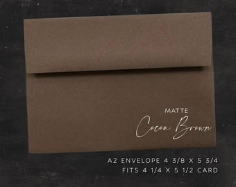 25 Taupe A2 Envelopes Environment CONCRETE Envelope 4 3/8 X 5 3/4 Fits ...