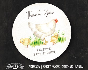 Baby Chick Stickers - Etsy