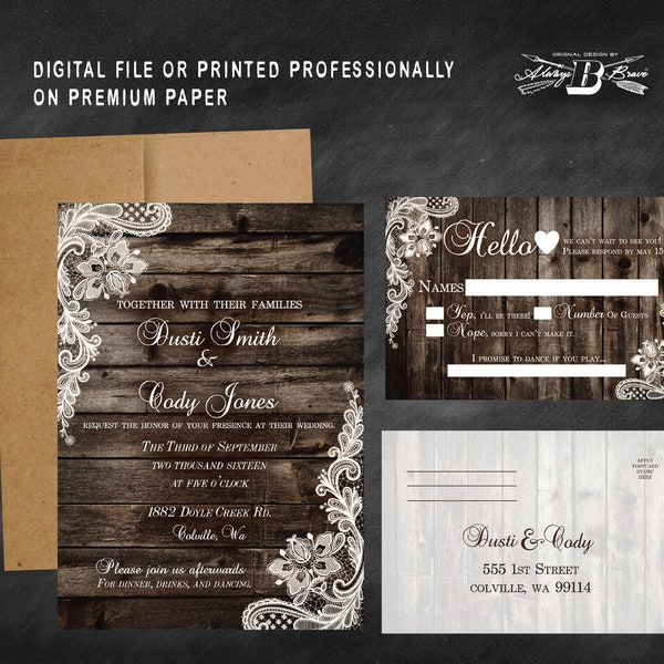 Country Chic Wedding - Etsy