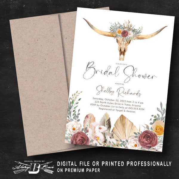 Wedding Invitation Bull - Etsy