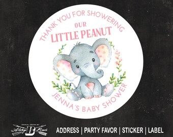 Little Peanut Baby Shower Thank You - Etsy
