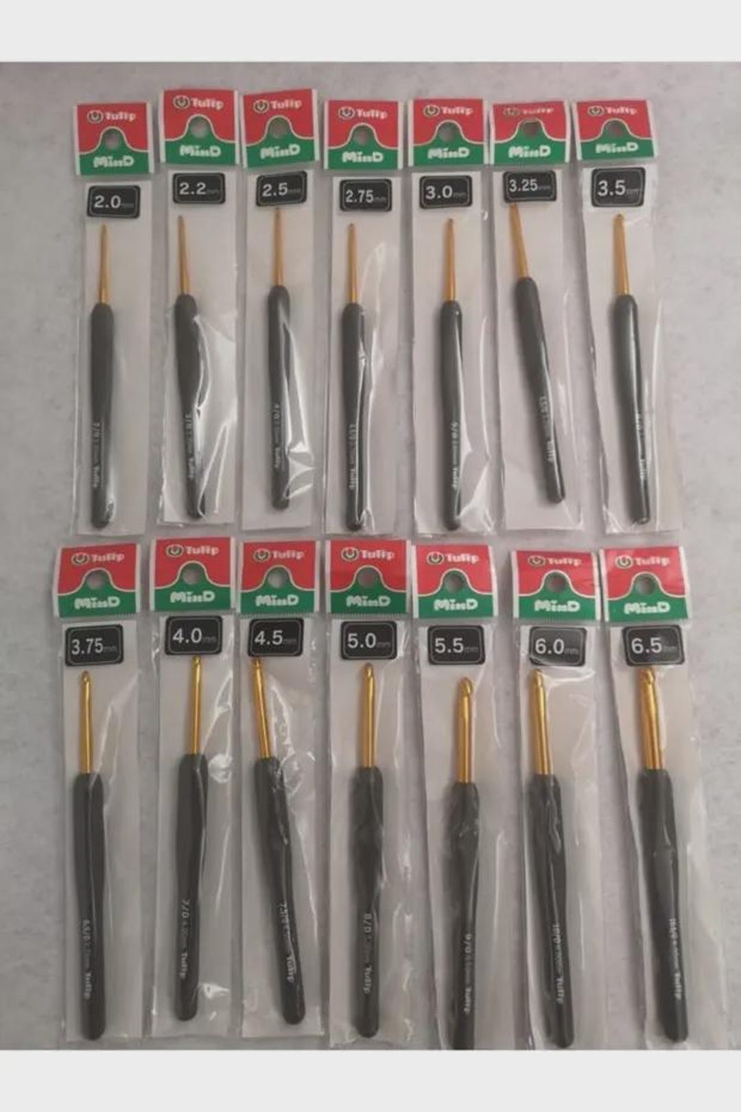 Tulip Mind Ergonomic Crochet Hook, Stainless Steel, Soft Grip - Etsy UK