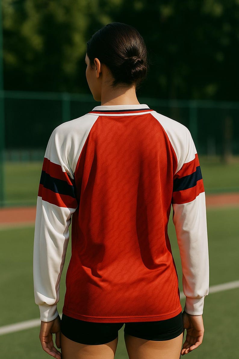 Vintage Arsenal JVC Jersey Made in Italy, 90s Long Sleeve Football ...