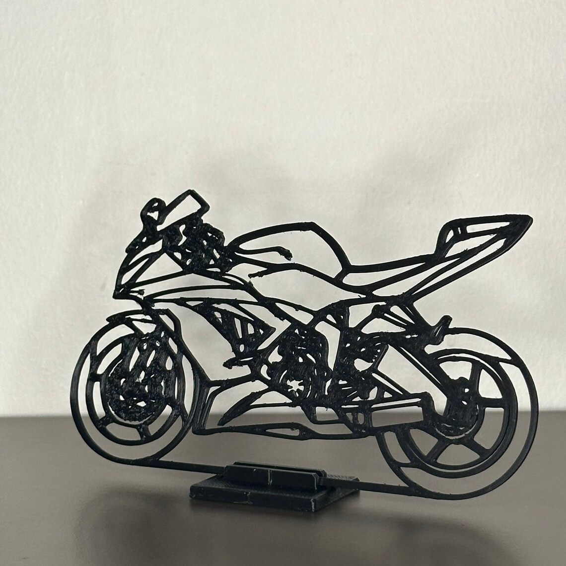 Kawasaki Ninja ZX-6R 3D Wall Art: Handmade Motorcycle Decor - Etsy