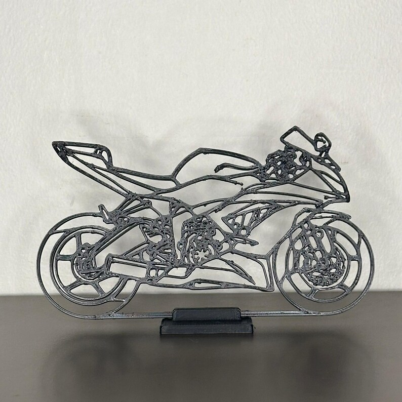 Kawasaki Ninja ZX-6R 3D Wall Art: Handmade Motorcycle Decor - Etsy