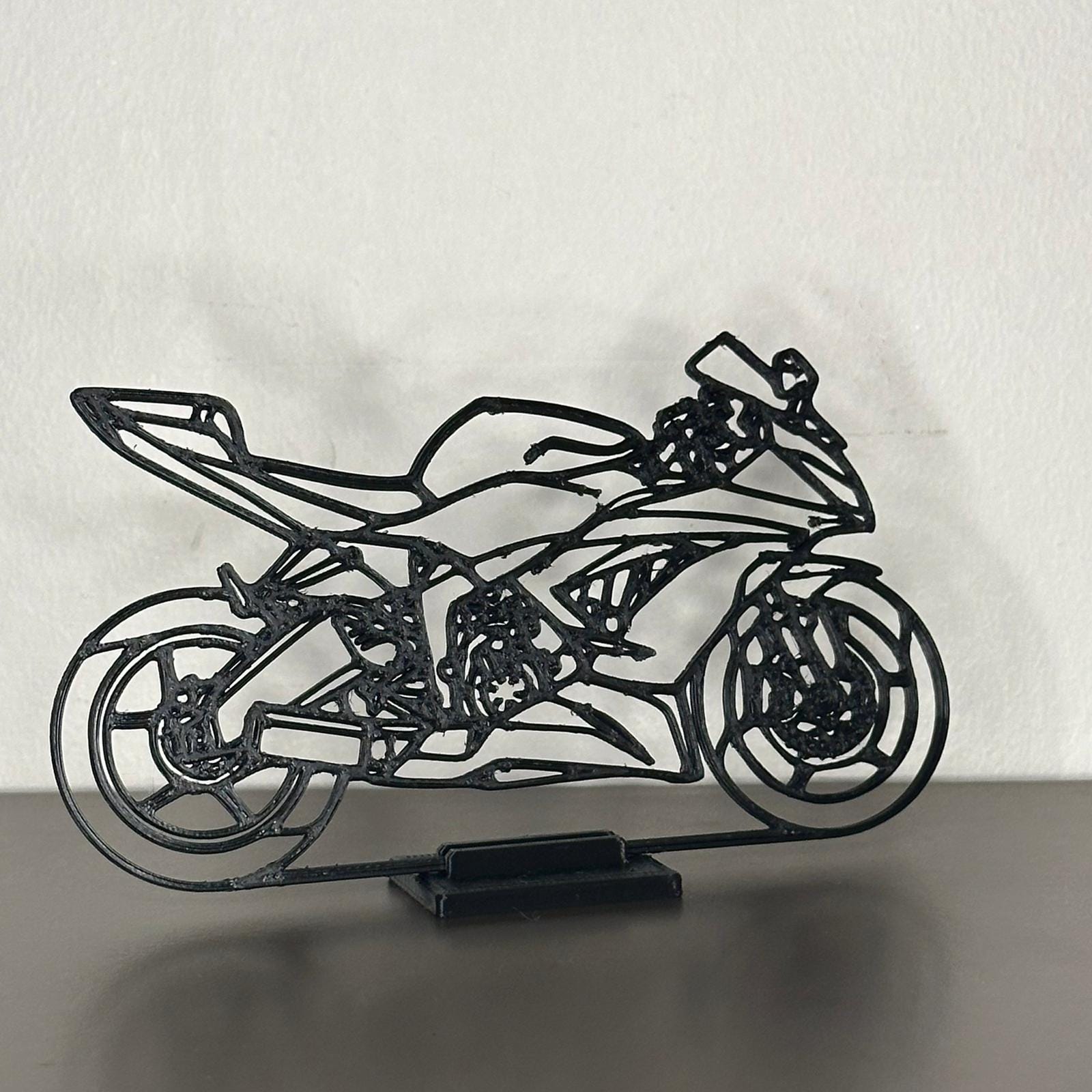 Kawasaki Ninja ZX-6R 3D Wall Art: Handmade Motorcycle Decor - Etsy