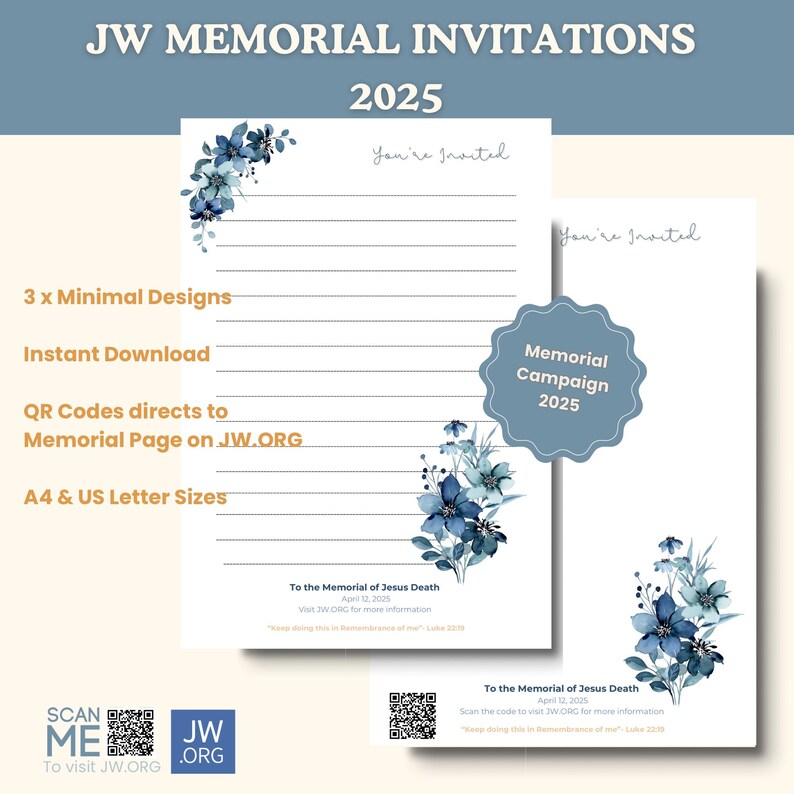 JW Memorial Invitation 2025 – Instant Download | Printable Memorial ...