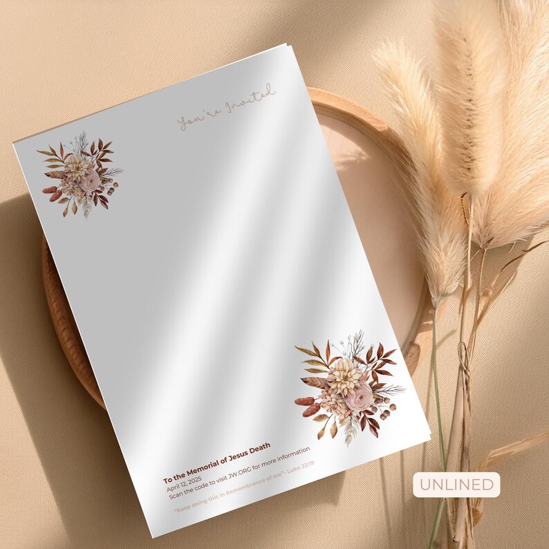 JW Memorial Invitation 2025 – Instant Download | Printable Memorial ...