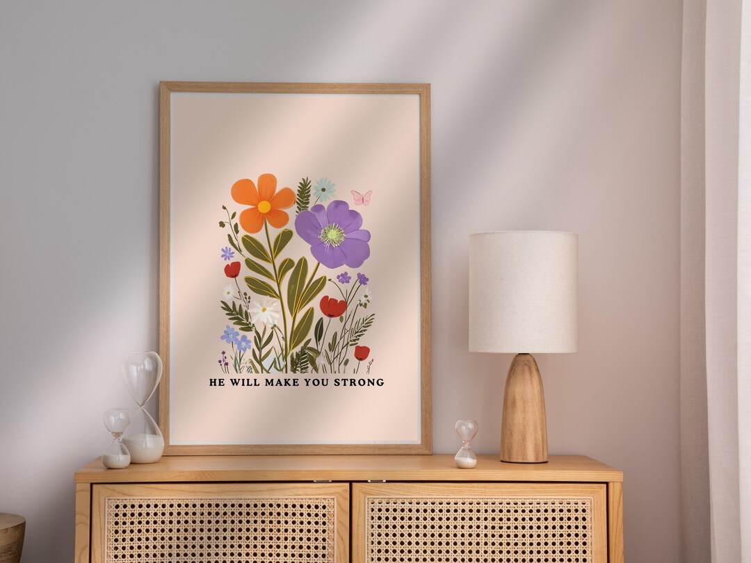 JW Wall Art Printable - Modern Spiritual Decor - Jehovah’s Promises ...