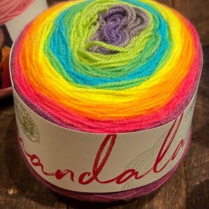 Lion Brand Mandala Yarn Cakes 590yd Gnome Mermaid Sprite Sirens You ...