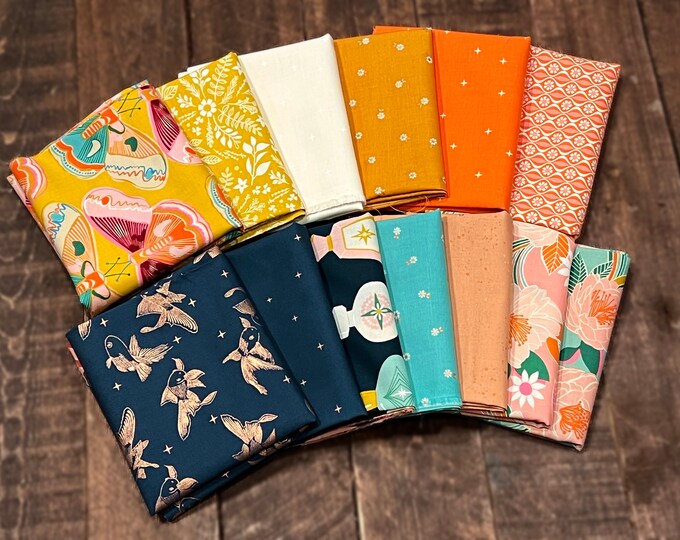 Curio by Melody Miller Ruby Star Society 13 Pc Hand Cut Fat Quarter ...