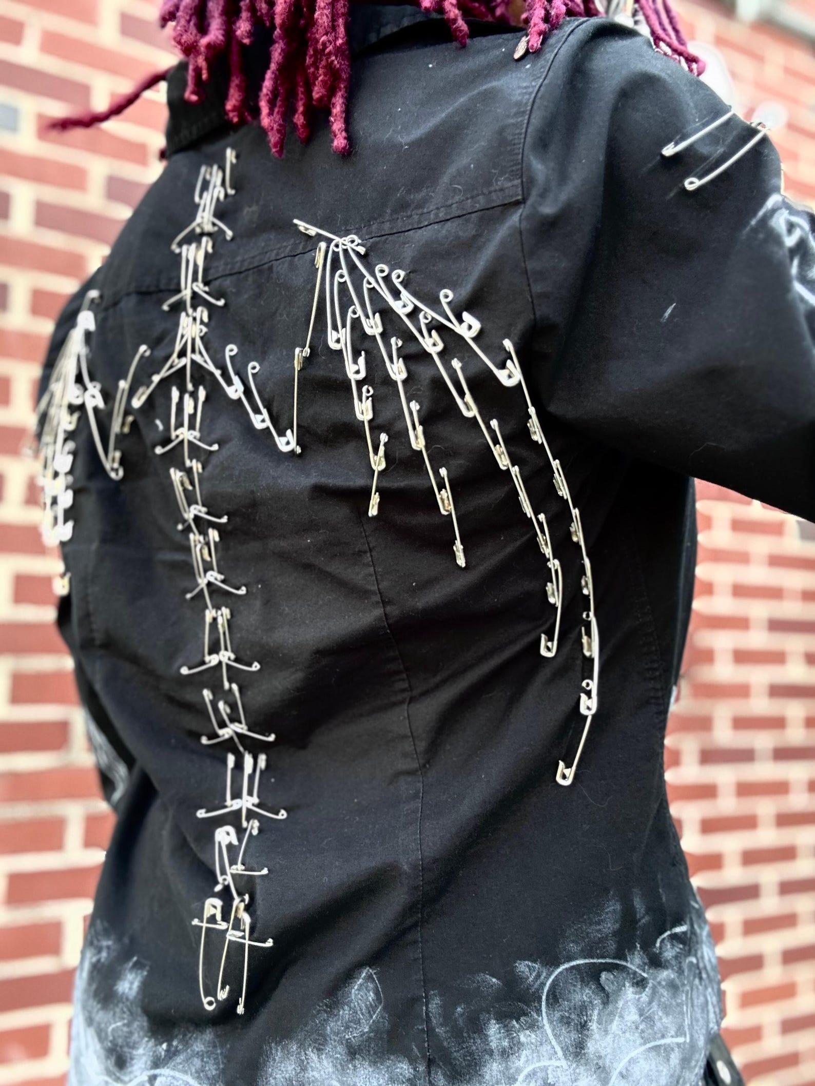 Fallen Angel Inspired Button-down | 'lucifer's Fall' - Etsy