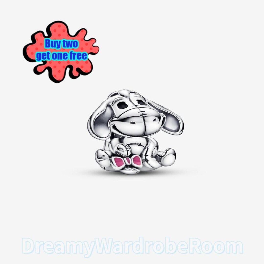 Disney Winnie the Pooh Eeyore Dangle Charm Cute Donkey Pendant for ...