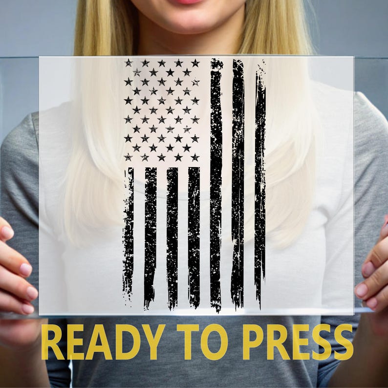 Distressed American Flag Ready to Press, Patriotic USA Flag Ready for ...