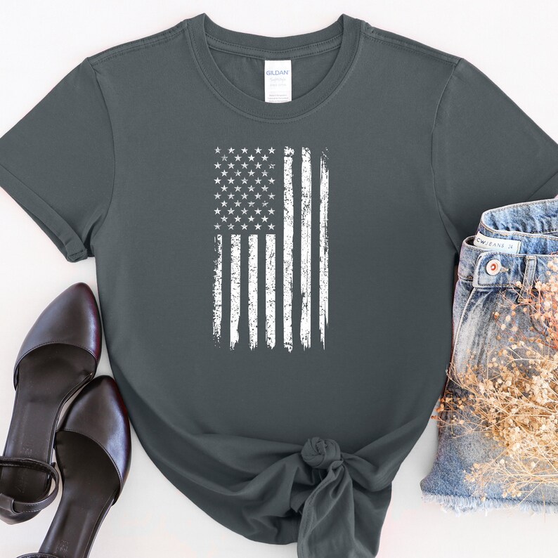Distressed American Flag Ready to Press, Patriotic USA Flag Ready for ...