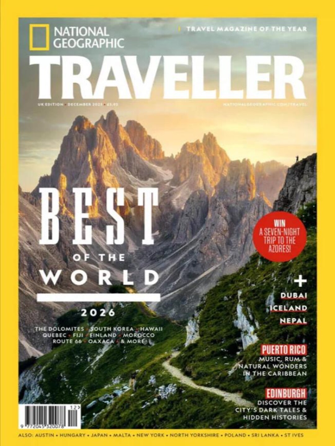 National Geographic Traveller UK – December 2025 - Etsy
