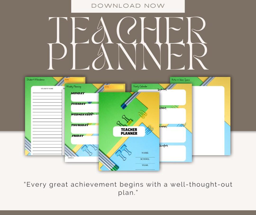 Editable Teacher Planner Canva,a4 Teacher Planner,teacher Planner ...