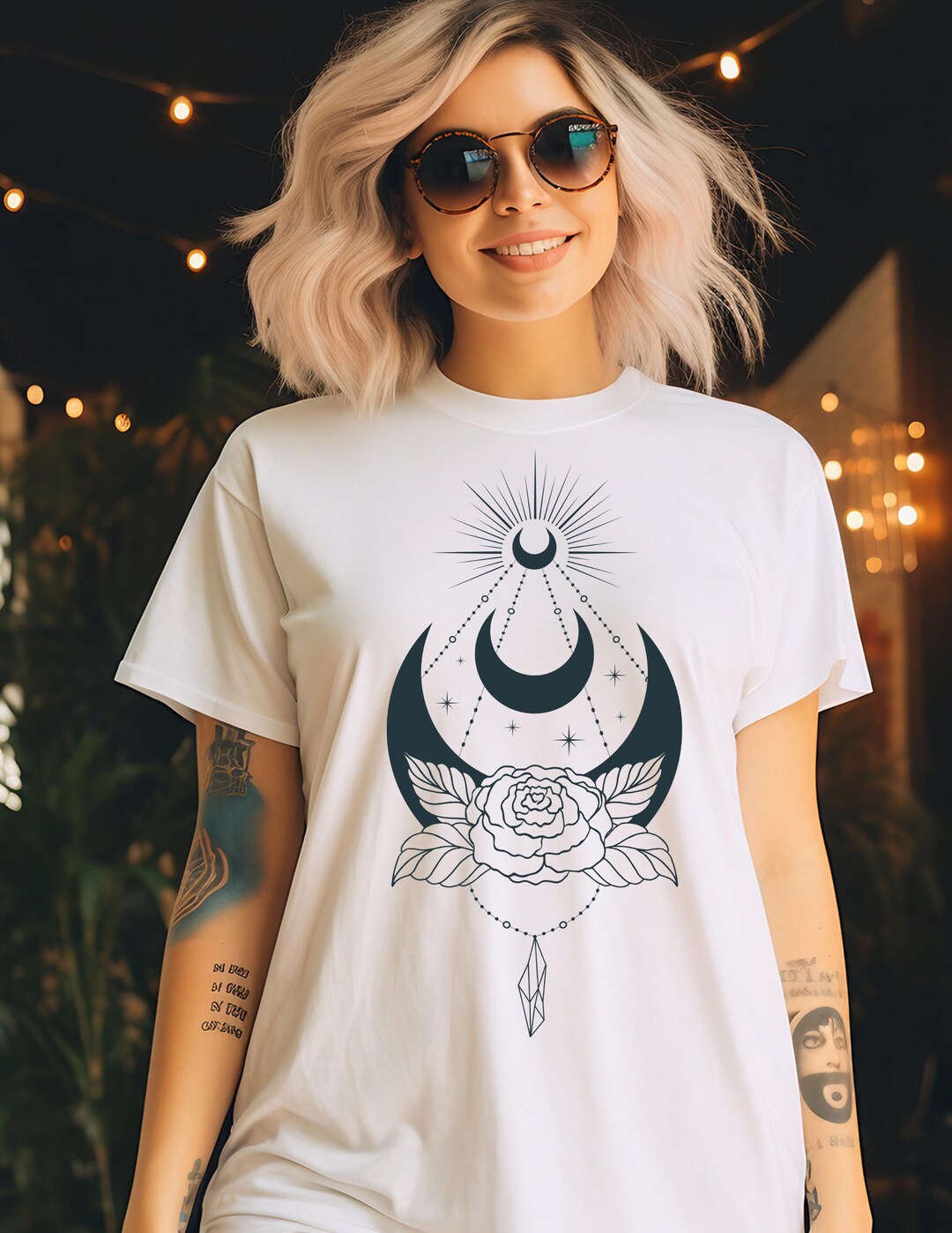 Hand-drawn Mystical Moon Clipart Collection: 47 Celestial Svg/png/dxf ...