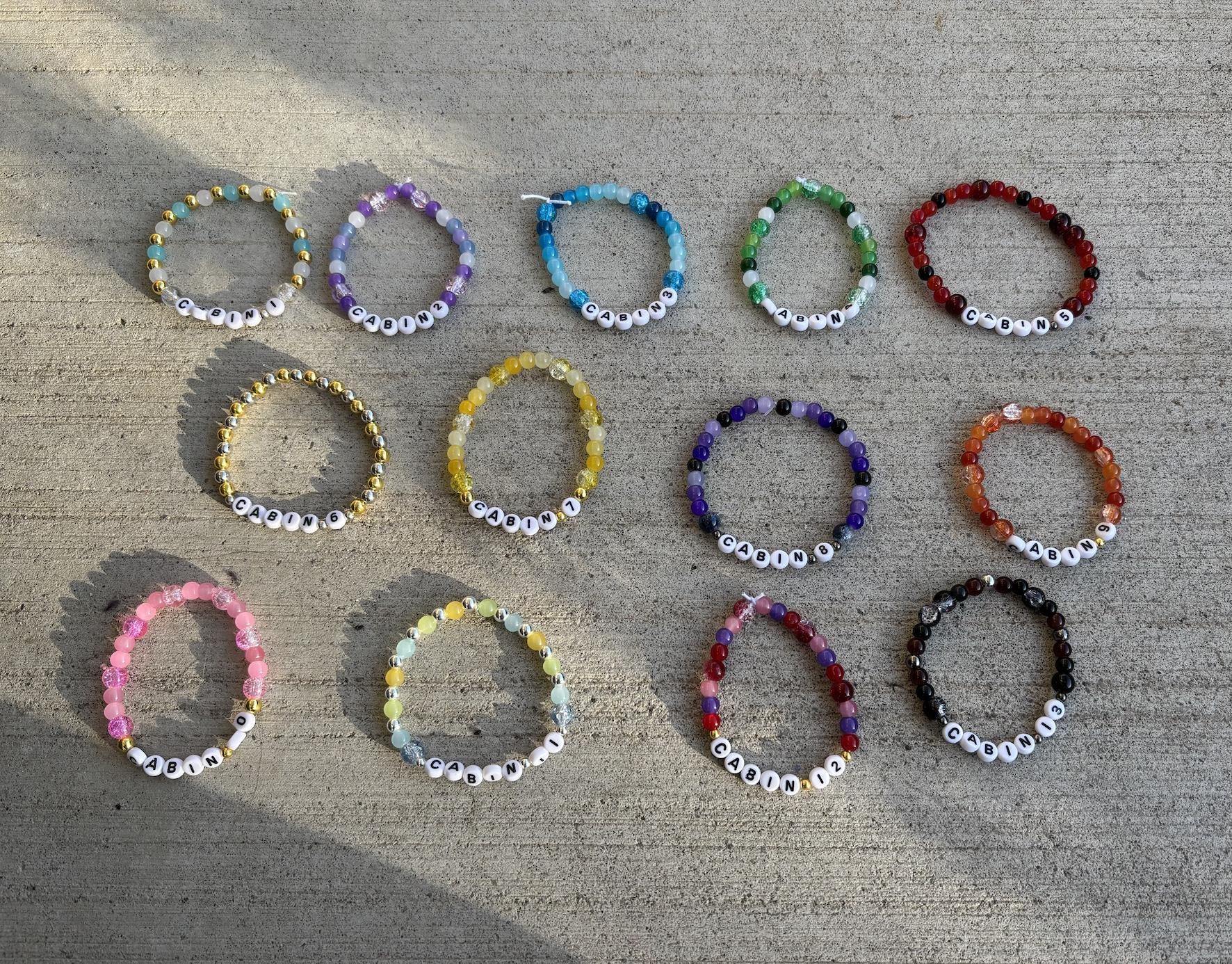 Percy Jackson Cabin Friendship Bracelets - Etsy