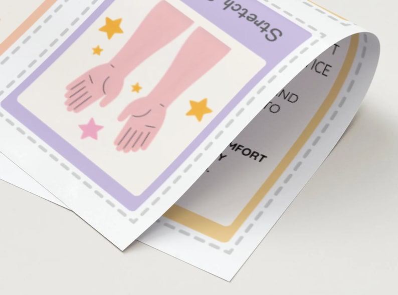 Printable Calming Cards for Kids: Mindfulness and Sensory Activities ...